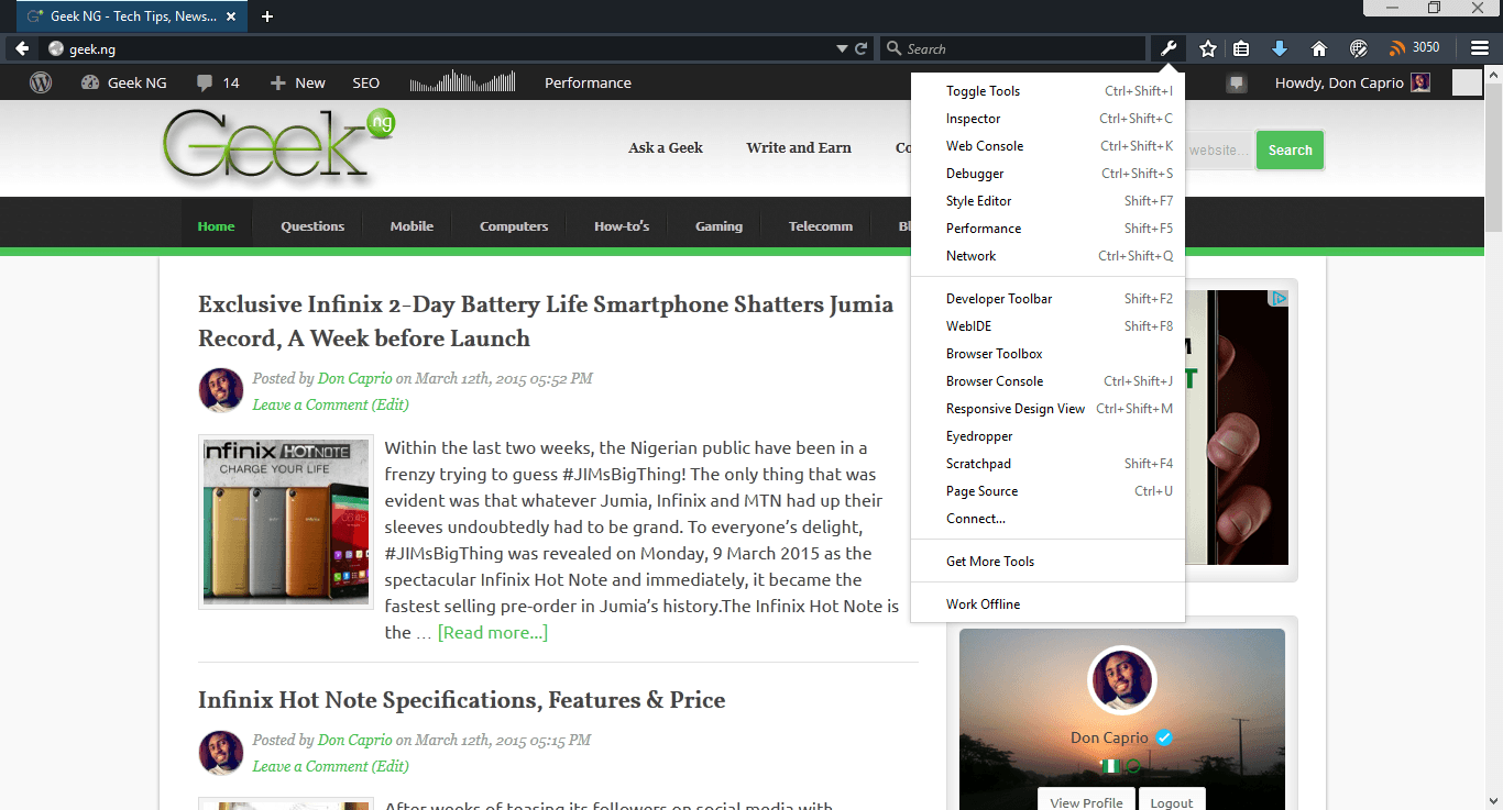 Have you Tried Mozilla Firefox Developer Edition for 64-bit OS? Have you Tried Mozilla Firefox Developer Edition for 64-bit OS?