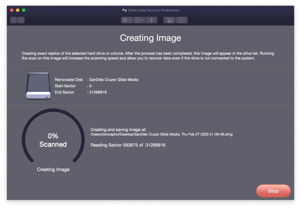 create disk image
